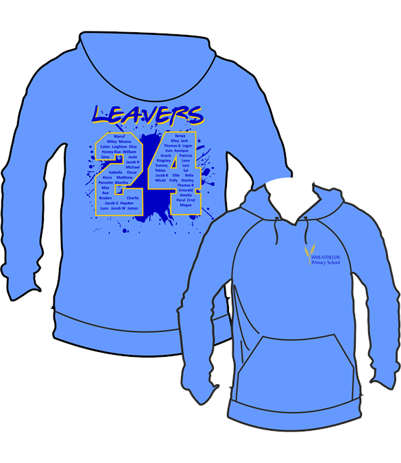 Wheatfields Leavers 24 Hoody - Childrens
